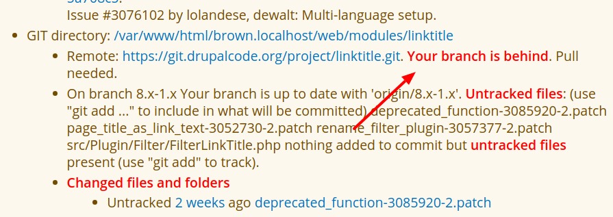 Assign The User Data An Ssh Key And Add It To The Remote Repo Git Info Report Drupal 
